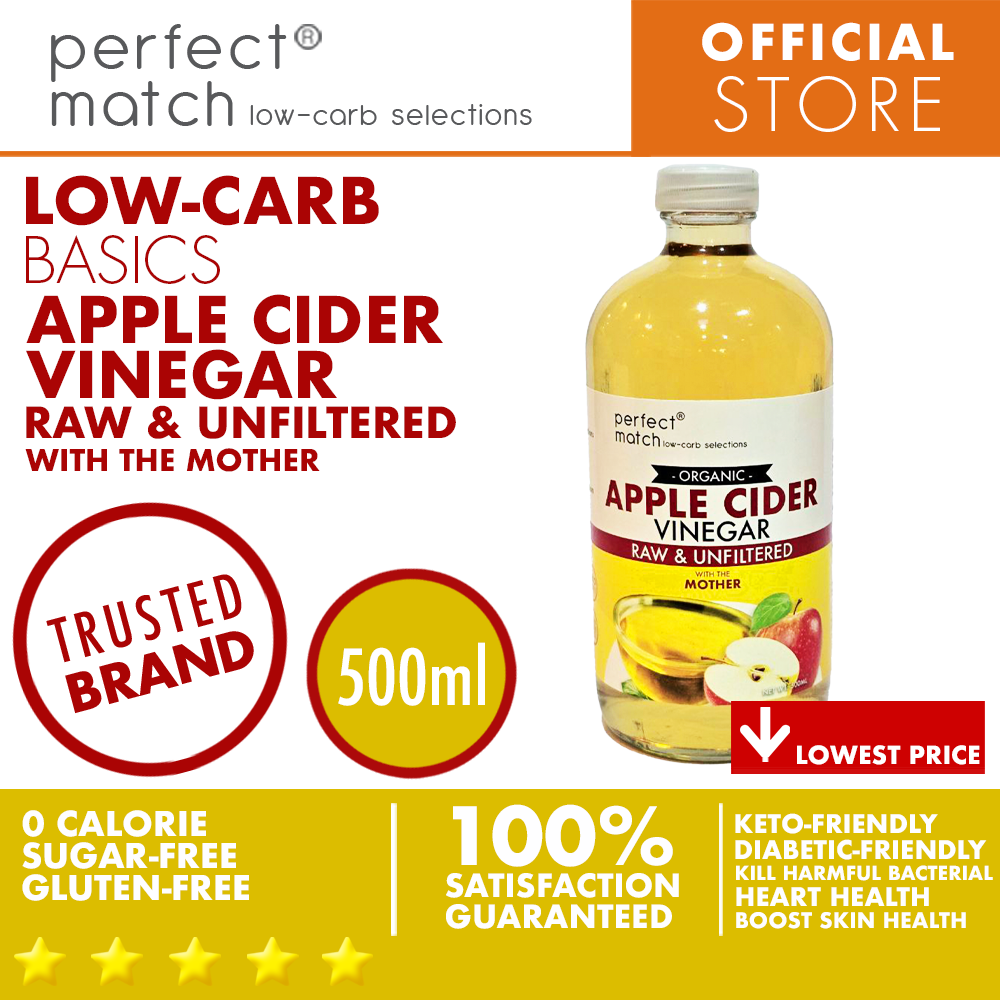 PerfectMatch Low-carb® I Apple Cider Vinegar I Raw & Unfiltered I Low ...