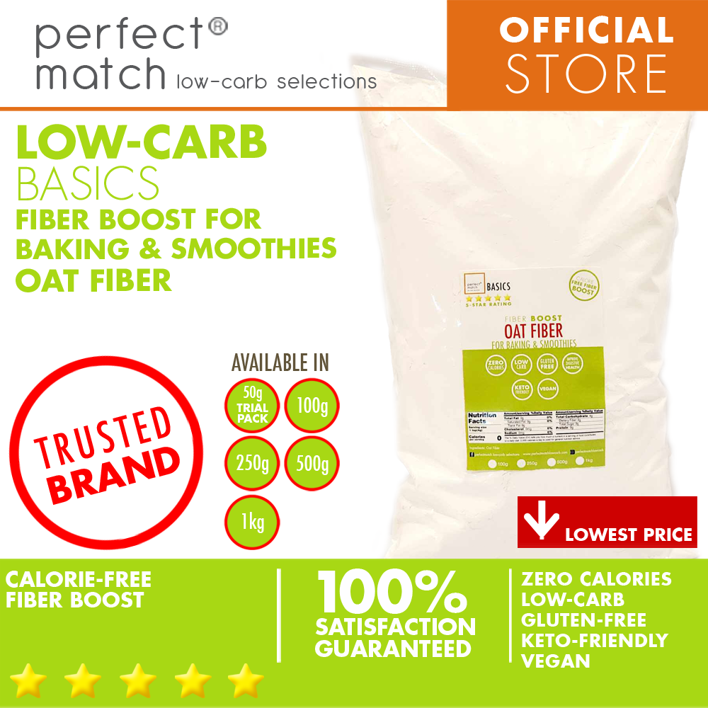 PerfectMatch Low-carb® | Oat Fiber | Calorie-Free Fiber Boost | Low-Ca ...