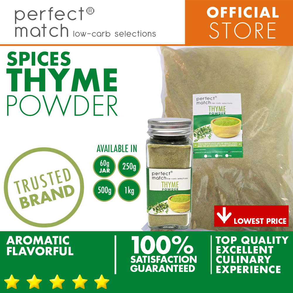 PerfectMatch Low-carb® I Thyme Powder I Organic Spices I Top Quality S ...