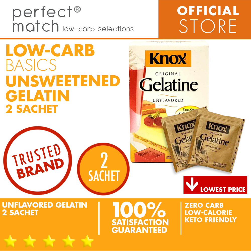PerfectMatch Low-carb® l Knox Original Gelatine | Unflavored | Low-Cal ...