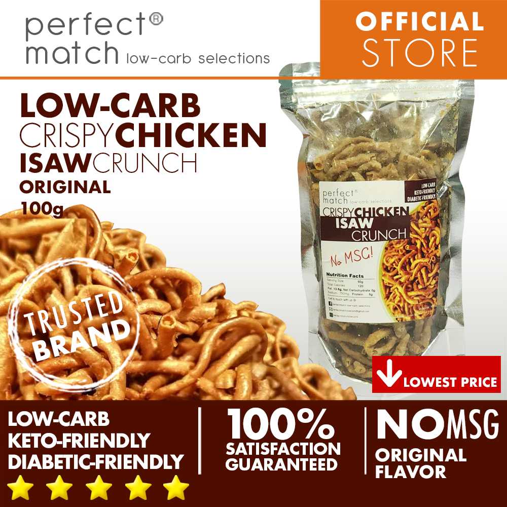 PerfectMatch Low-carb® l Chicken Isaw Crunch l Original I Keto-friendl ...