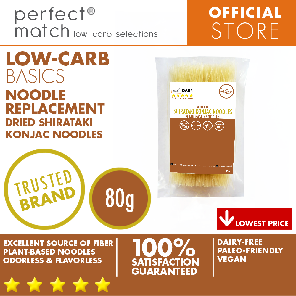 PerfectMatch Low-carb® l Dried Shirataki Konjac Noodle I Paleo-Friendl ...