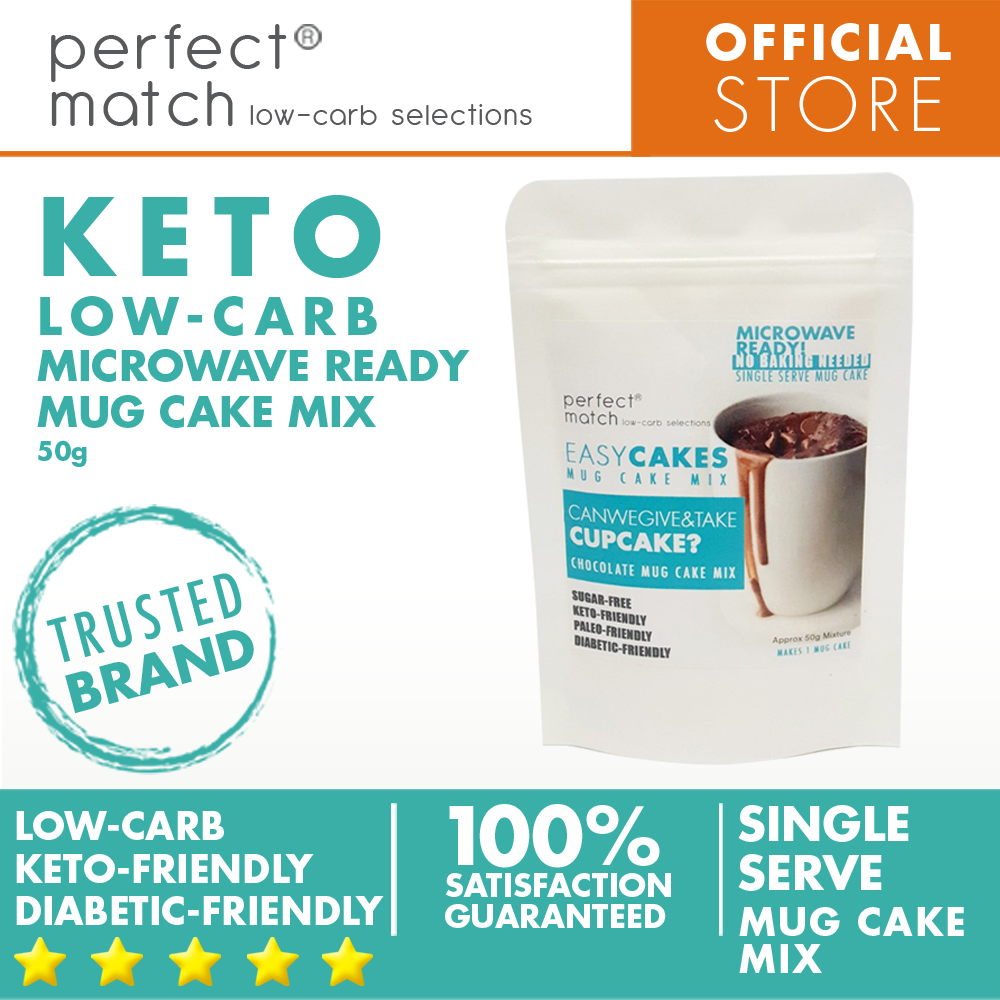 Keto Low-carb 1-Minute Mug Cake Mixes – perfectmatchlowcarb